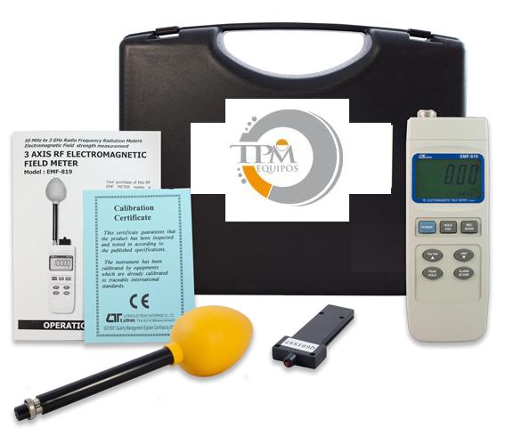 Gaussimetro 3 Ejes LT-EMF-819 | TPM equipos SA De C.V. | Productos de ...
