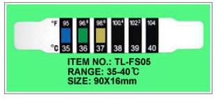 Banda Termometro Medidor de Temperatura Etiqueta |Tpm Equipos,S.A. De C.V.